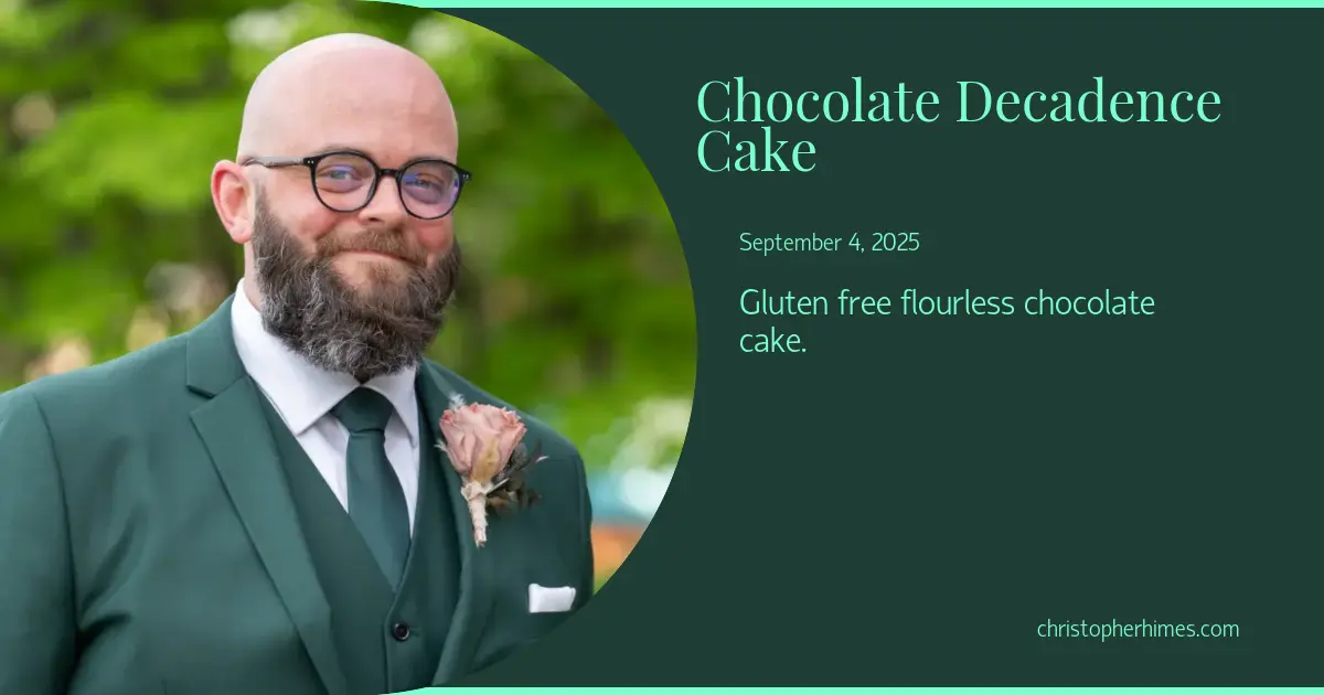 Chocolate Decadence Cake